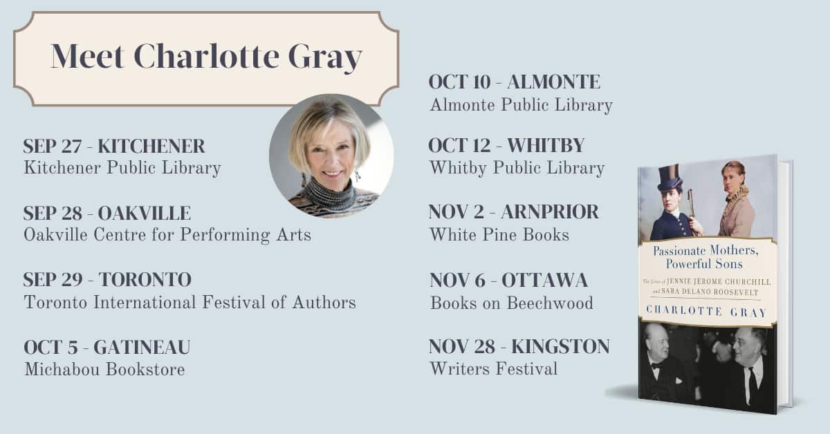 Charlotte Gray - Award-winning Biographer and Historian